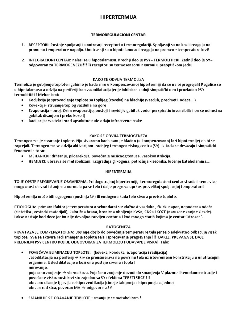 Hipertermija | PDF