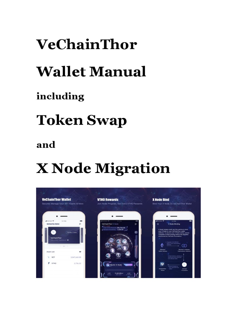 Vechainthor Wallet Manual en v1.0 | PDF | Password | Mobile App