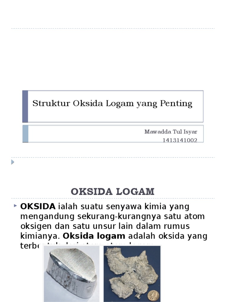 Oksida Logam | PDF