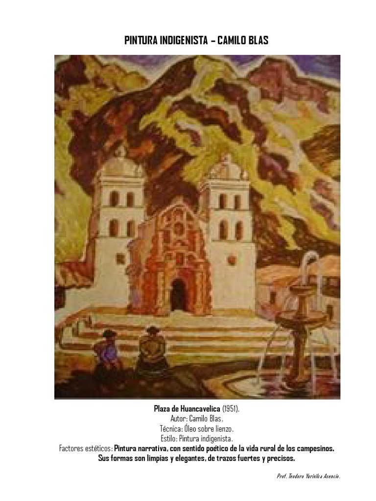 Pintura Indigenista Camilo Blas | PDF
