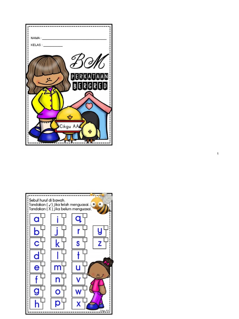 Modul Bacaan k1-k12 | PDF