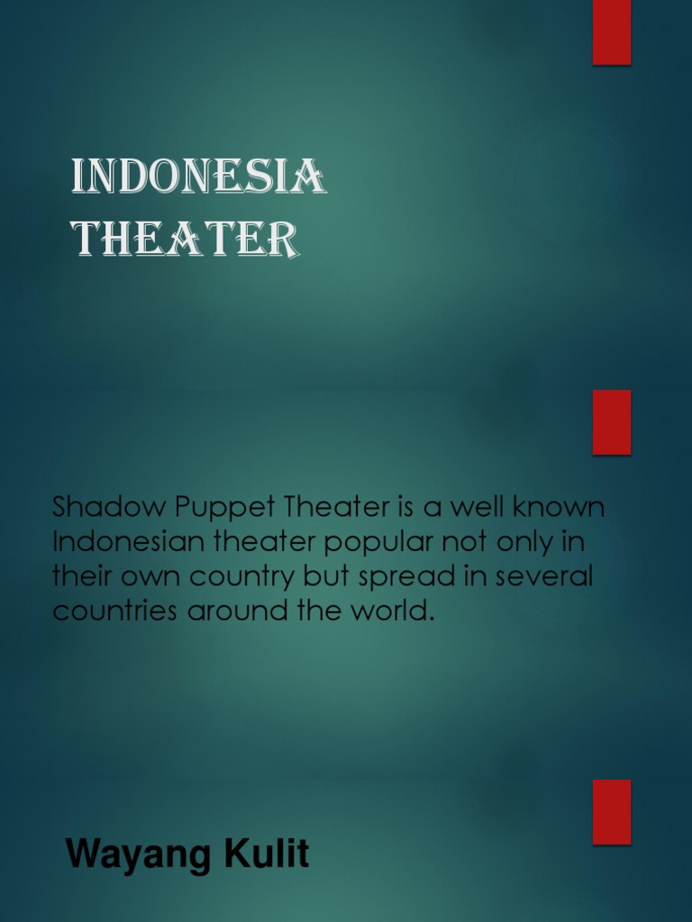 Indonesia Theater | PDF