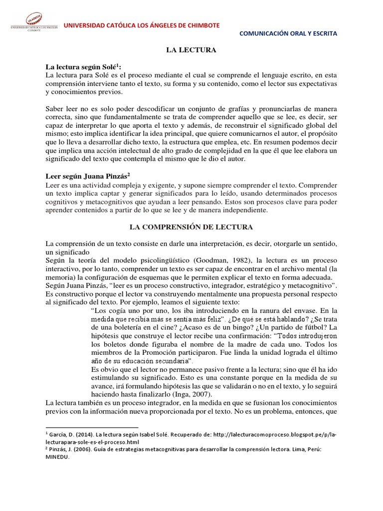 Actividades para Leer y Escribir Efectivamente | PDF | Lectura (proceso ...