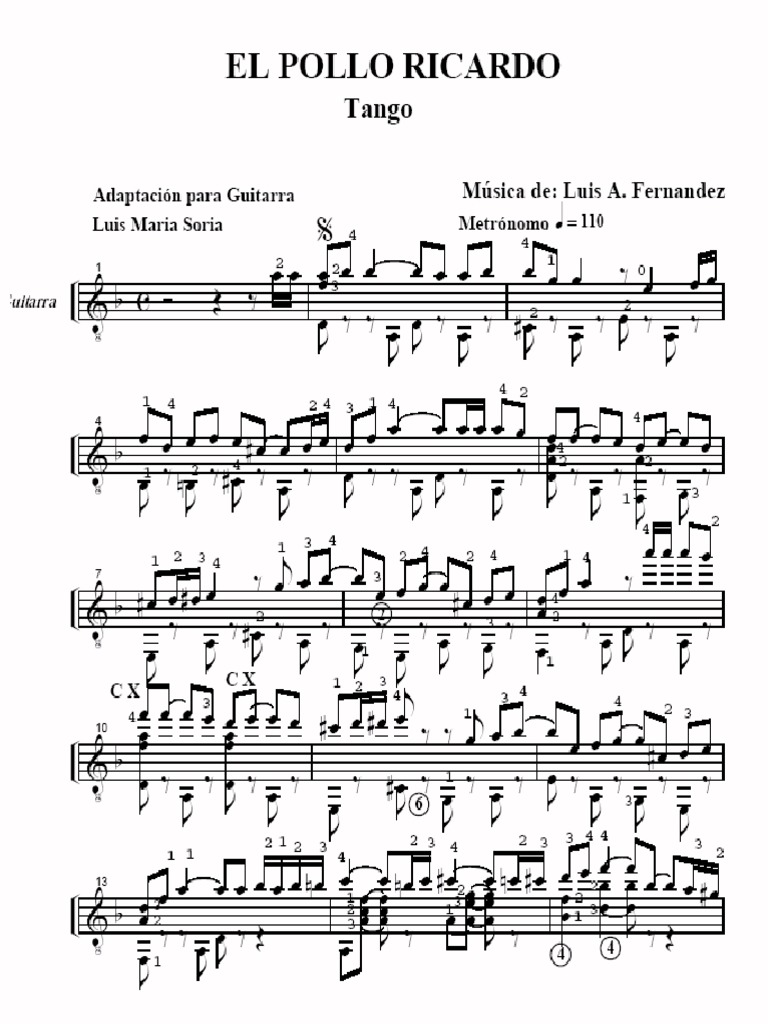El Pollo Ricardo Tango2 | PDF