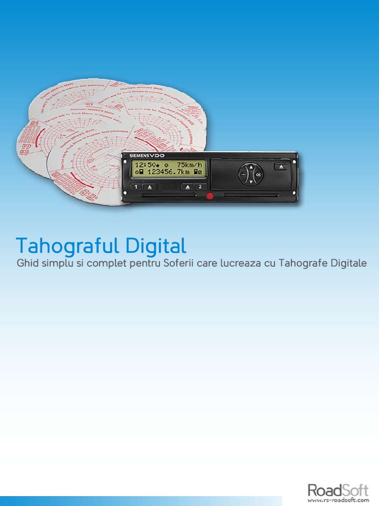 Ghid Tahograf Digital PDF | PDF