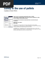 Pallet Positioning for Warehouse Safety | PDF | Pallet | Warehouse