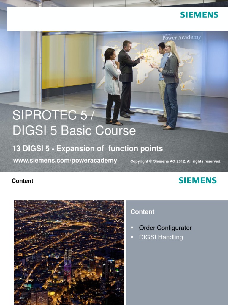 13 - D02 - DIGSI 5 - Expansion of Function Points - V1 1 - en-US | PDF ...
