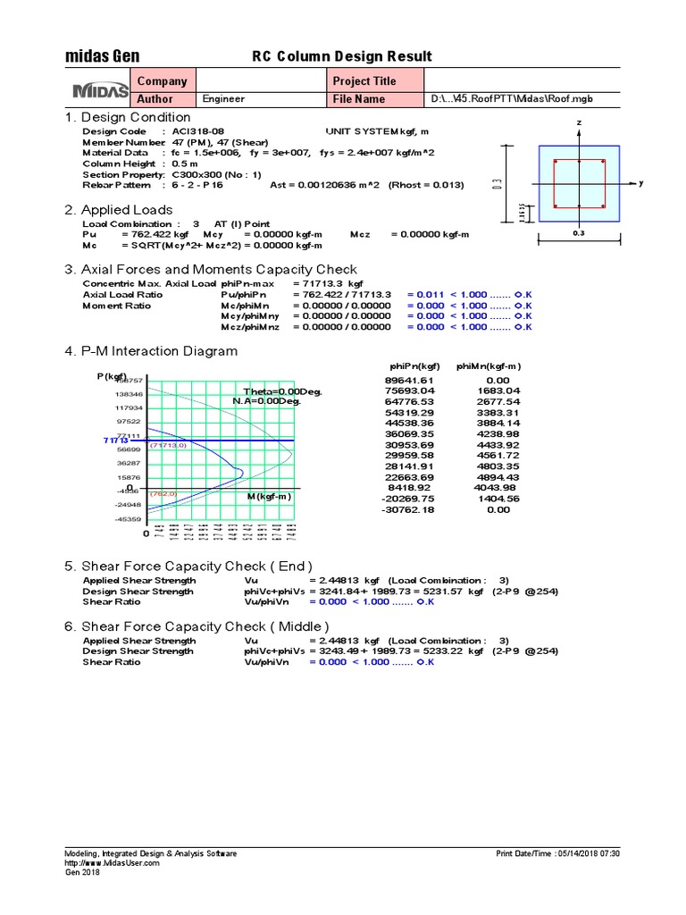 RC Column | PDF | Solid Mechanics | Structural Engineering