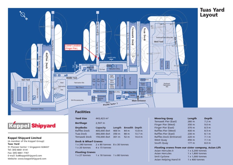 Tuas Shipyard Facilities Overview | PDF | Wharf | Water Transport ...