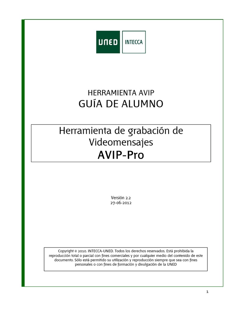 Guia de Alumno Avip Pro | PDF | Ventana (informática) | Youtube