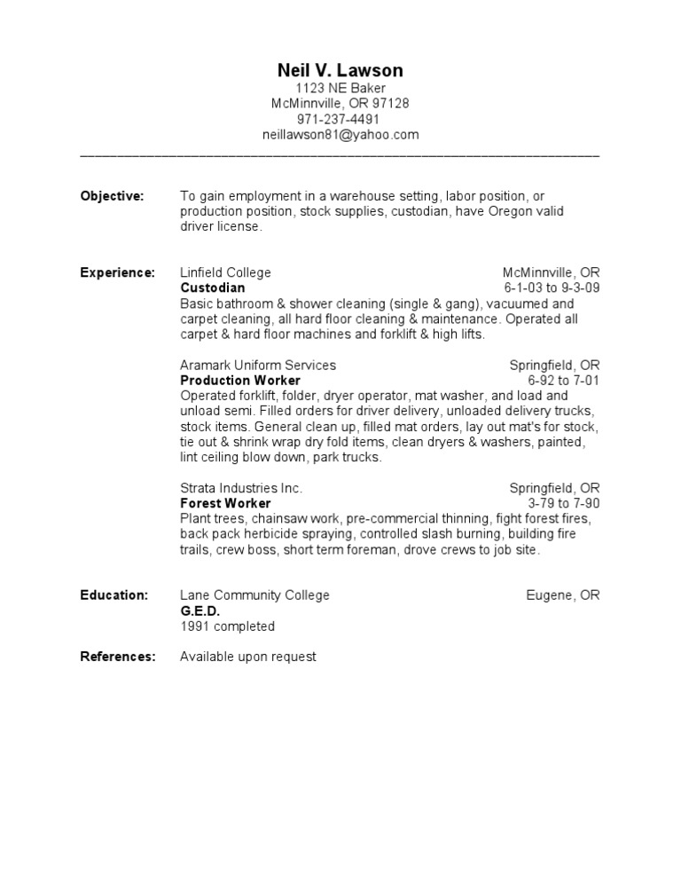 Neil Resume 2 | PDF