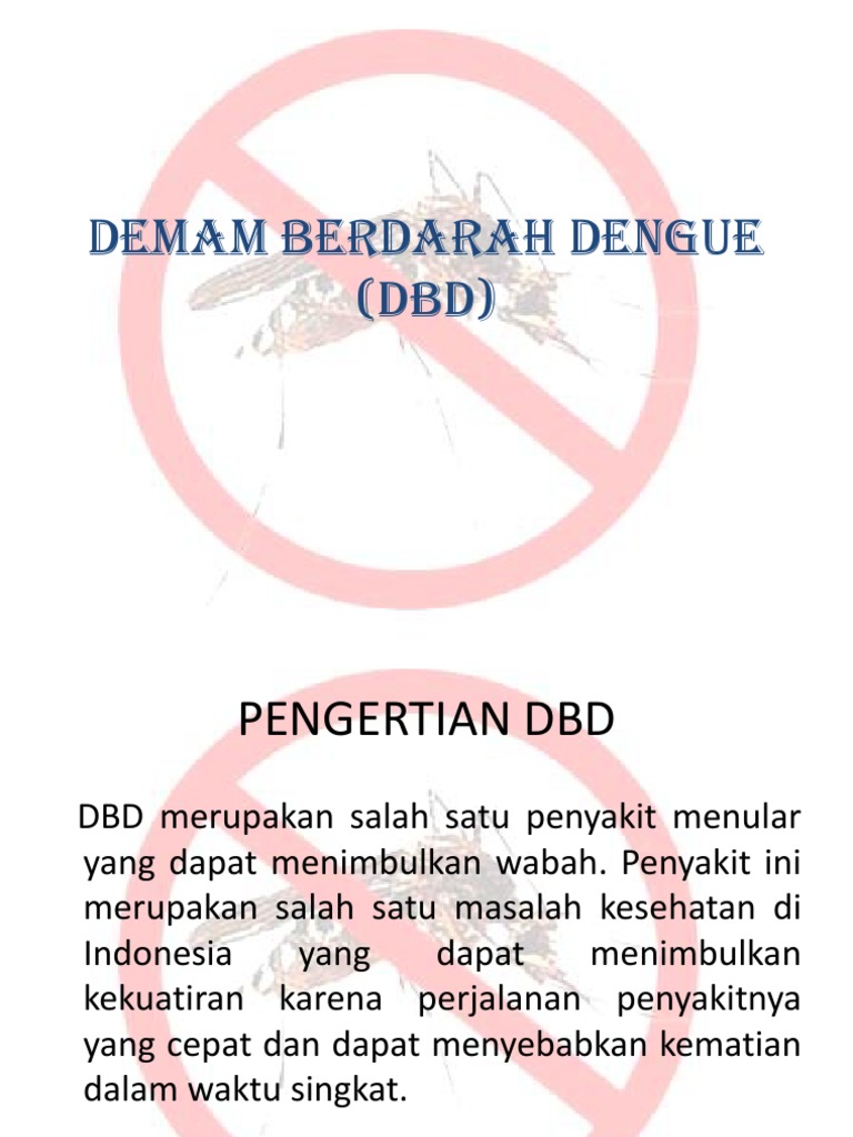 Demam Berdarah Dengue DBD | PDF