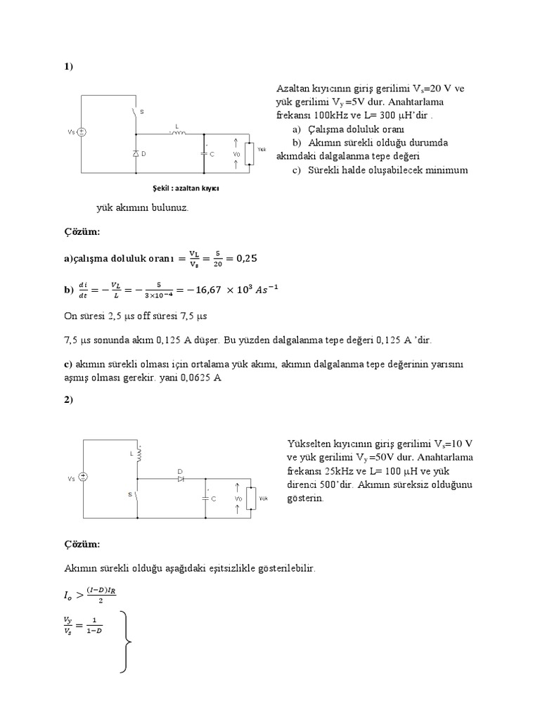 Power Electronic Solved Problems | PDF