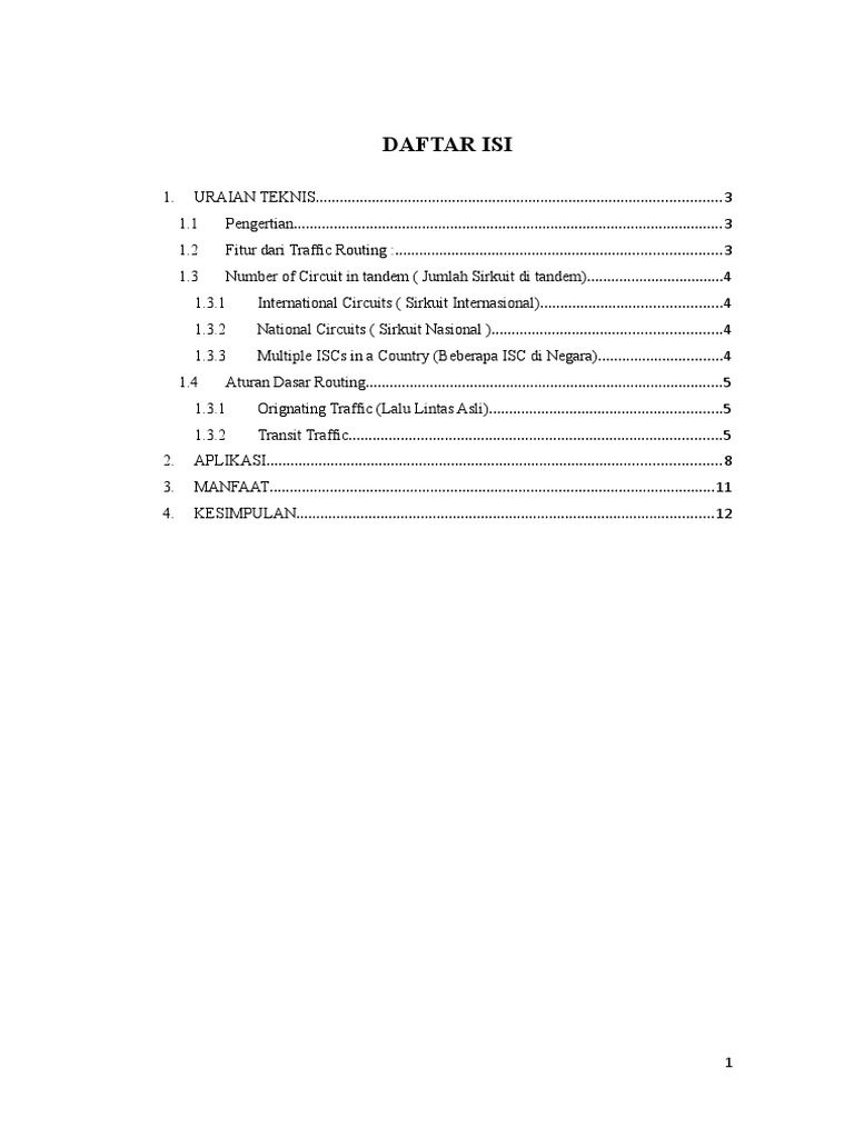 Traffic Routing Makalah | PDF