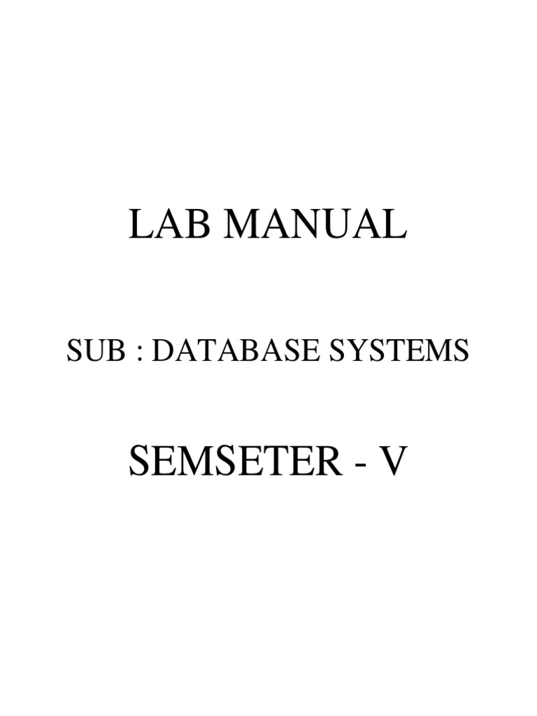 DBMS Practical List DDU PDF | PDF | Sql | Databases