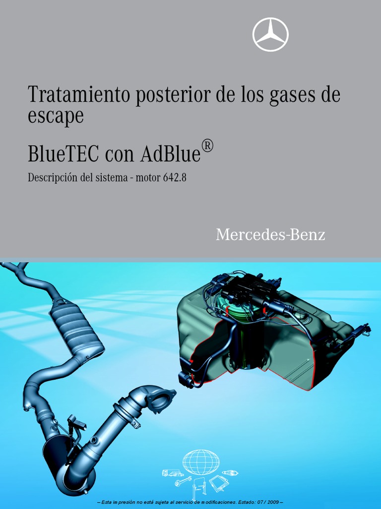 Adblue Mercedes PDF | Descargar gratis PDF | Amoníaco | Motor diesel
