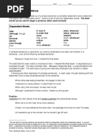 A White Bus Words Subinating Conjunction | PDF | Linguistic Typology ...