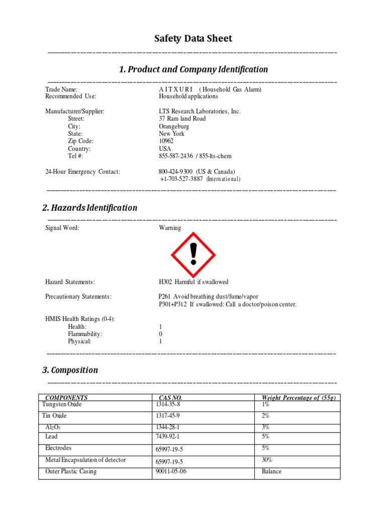Editalble SDS | PDF | Chemistry | Nature