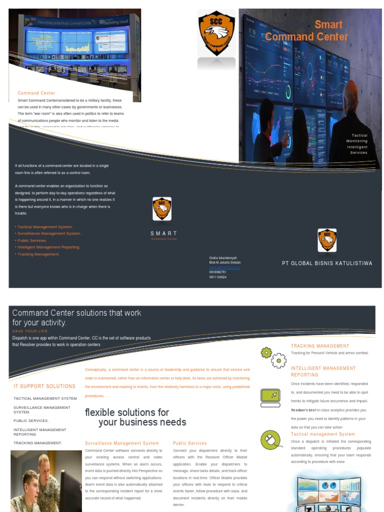 Brosur Command Center | PDF | Information And Communications Technology ...