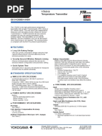 Yokogawa Model ISC40G Inductive Conductivity Sensor Data Sheet | PDF ...