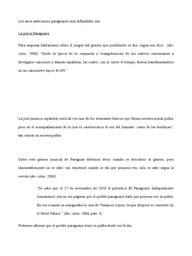 Polca Paraguaya | PDF