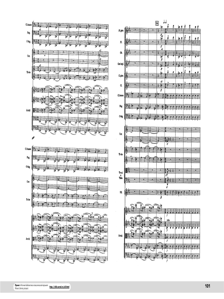 Shostakovich - 7th Symphony Complete Score | PDF