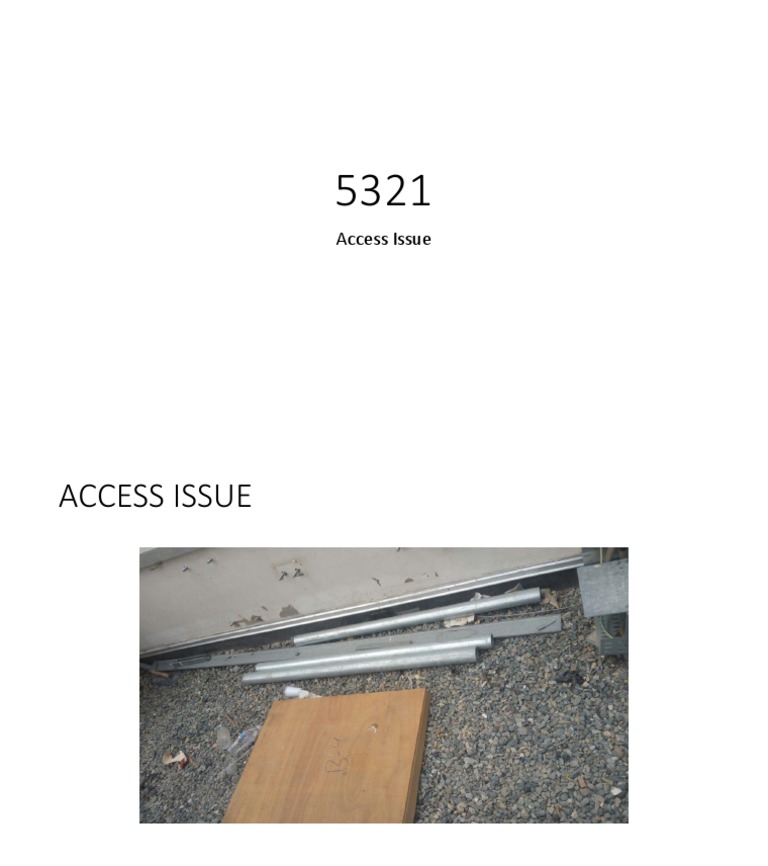 Access Issue | PDF