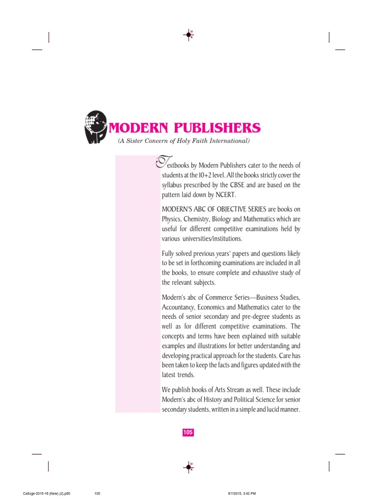 Morden Publishers | PDF | Science | Academia