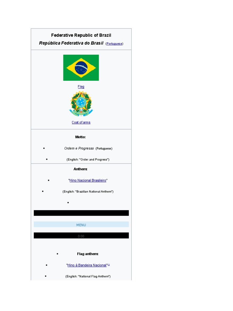 Overview of Brazil: Facts and Figures | PDF | Brazil