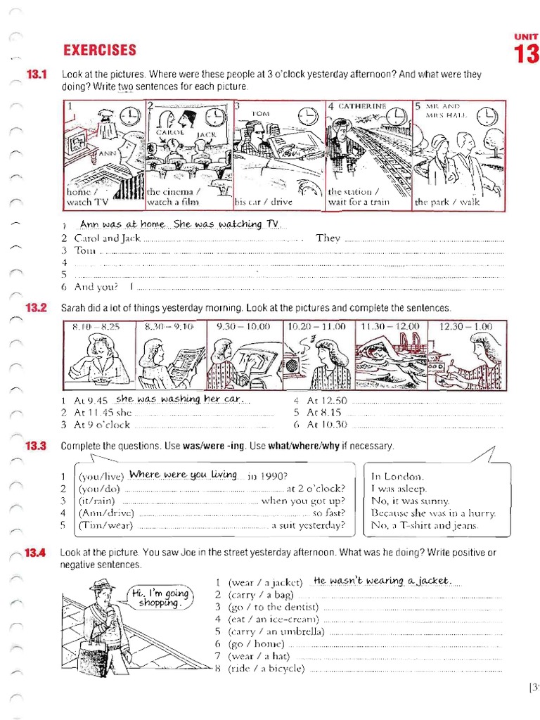 Exercise Murphy Unit 13 | PDF