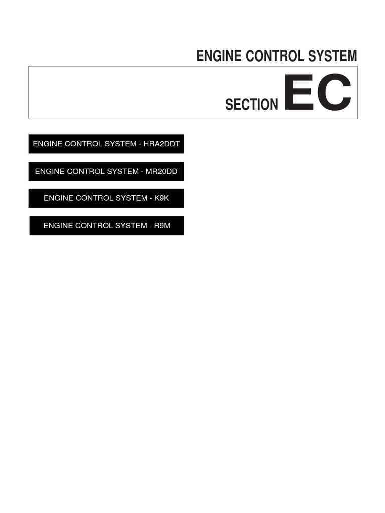Ec - Engine Control System | PDF