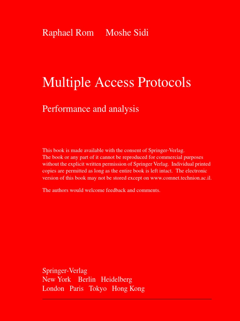 Multiple Access Protocols ROM | PDF | Network Topology | Channel Access Method