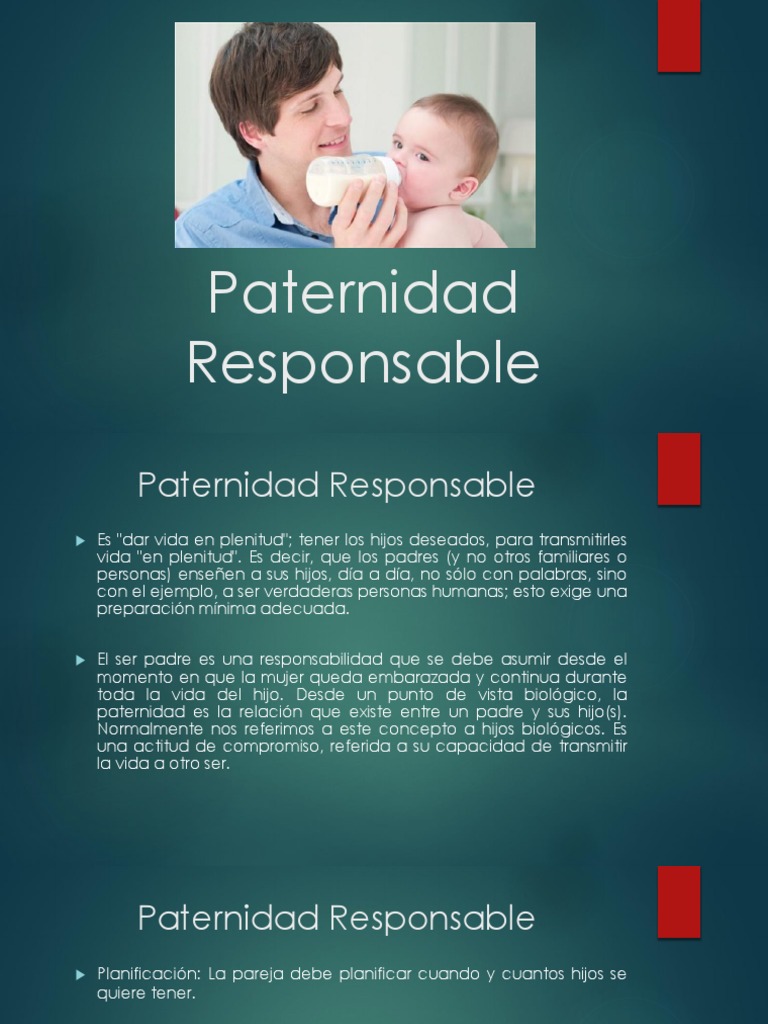 Paternidad Responsable | PDF | Vida | Educación sexual