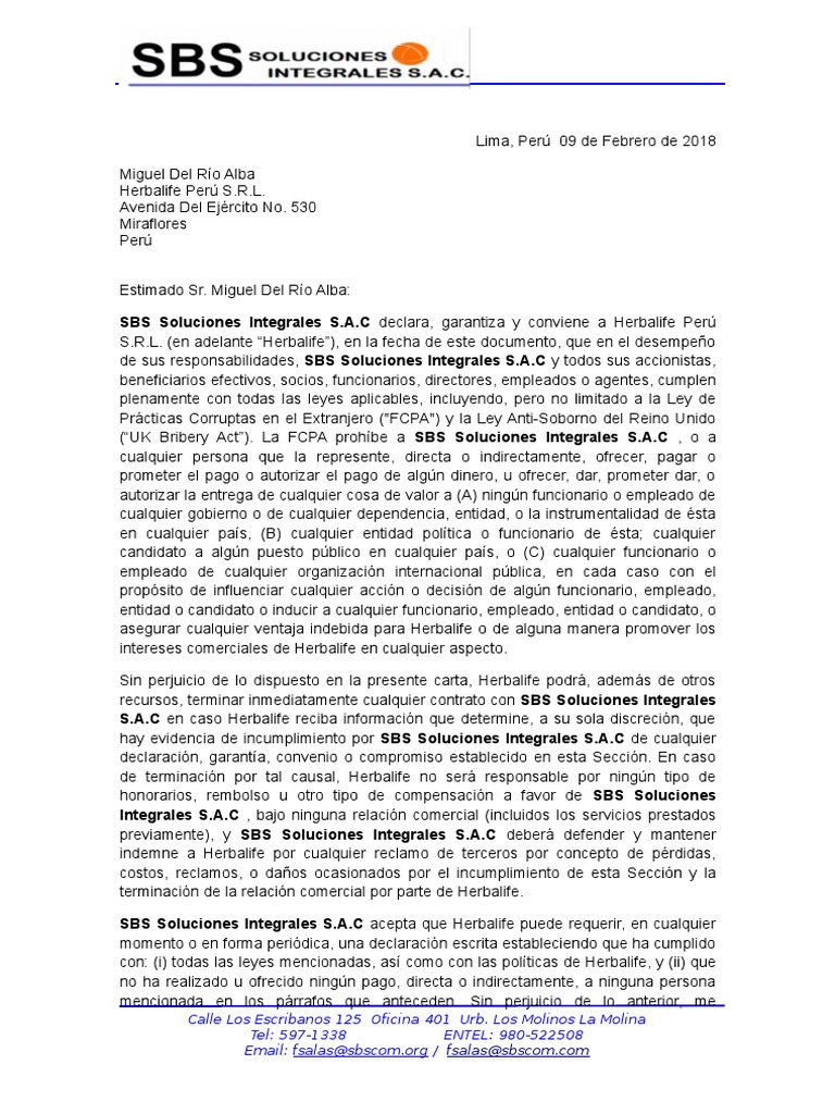Informe 0008 de Aspersud Casa Molicentro La Molina | PDF | Perú | Gobierno