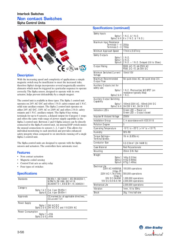 Unidad de Control SHIPA 2 EN60204-1 (440N-S32021) | PDF | Switch ...
