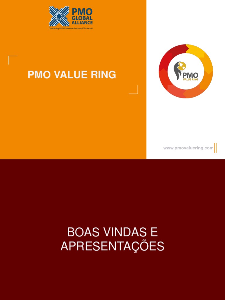 PMO VALUE RING - Apresentacao Completa | PDF | Avaliação comparativa ...