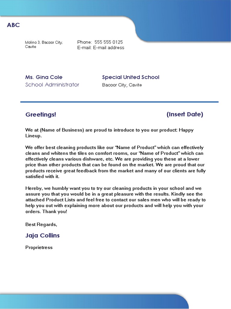 Business Letter | PDF