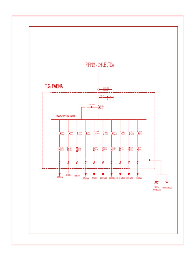 Diagrama Unilineal Inst. Faena Final | PDF
