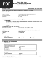 MSDS Coolant Ready Mix (15142332) | PDF | Dangerous Goods | Waste