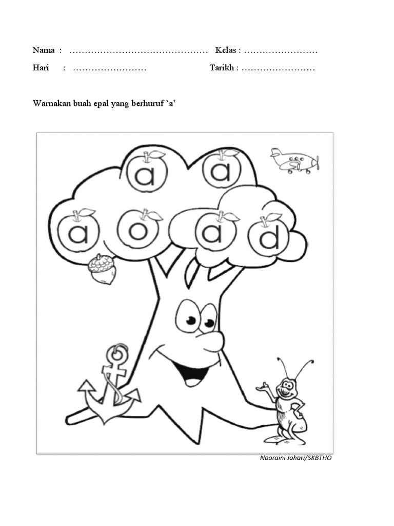 Mewarna Gambar Abc | PDF