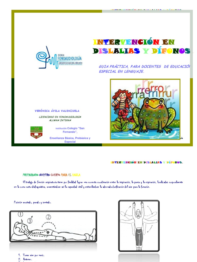 Libro Dislalias Difonos PDF | PDF | Vocal | Sonido