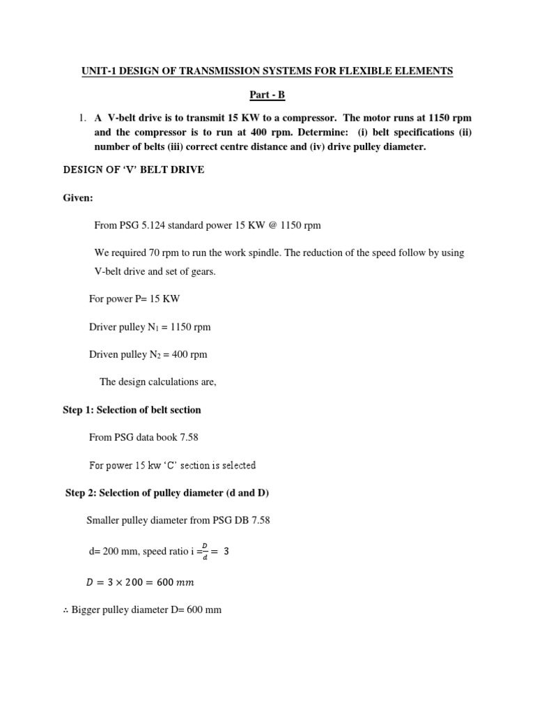 DTS - Notes | PDF | Belt (Mechanical) | Gear
