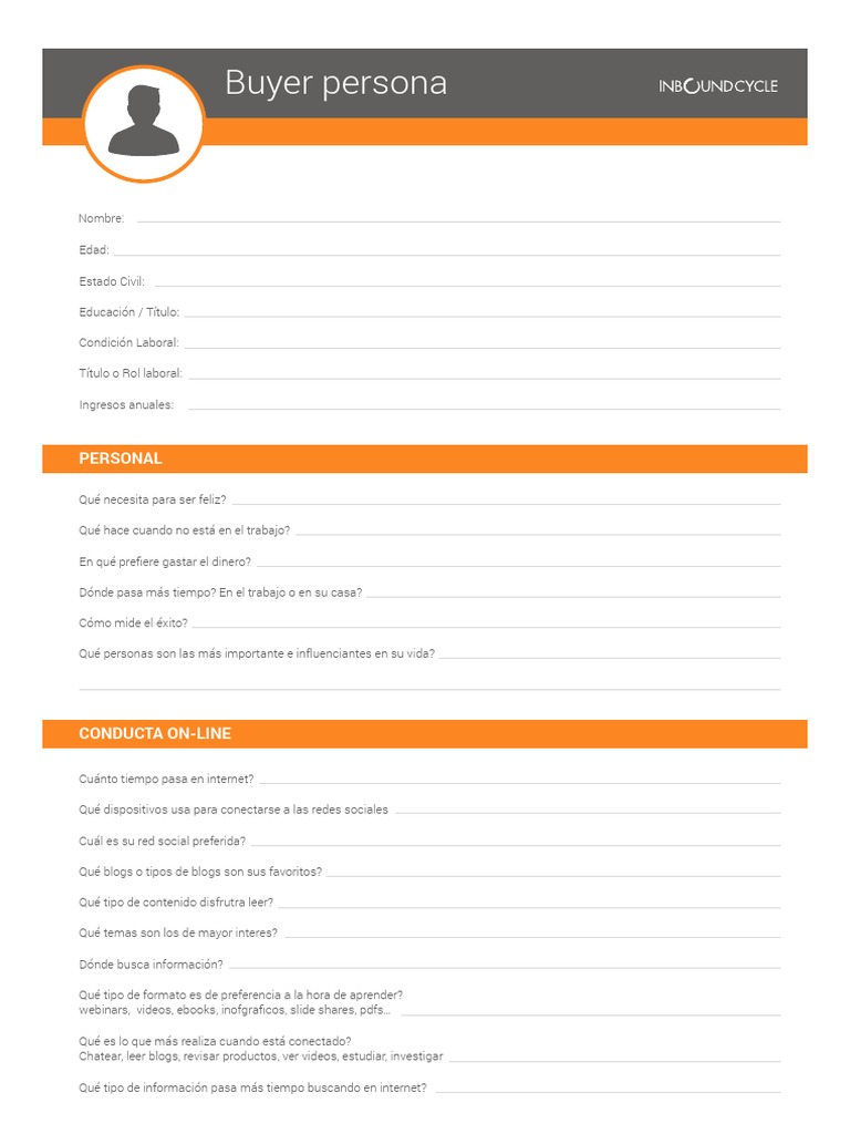 Buyer Persona Check-List | PDF | Blog | Internet