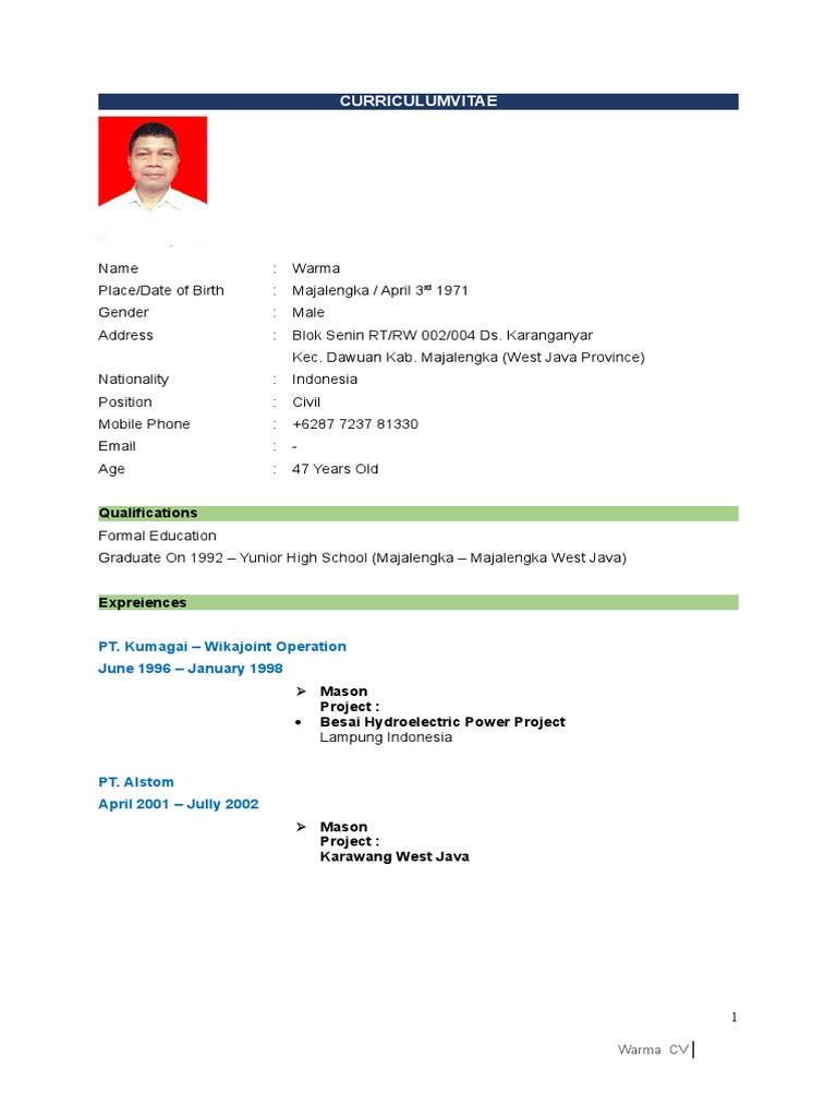 CURRICULUMVITAE | PDF