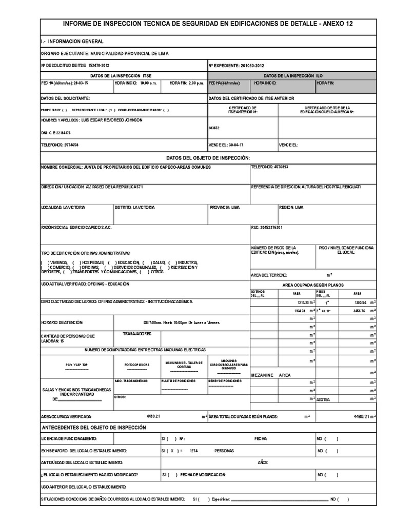 12.-Anexo Informe Itse Detalle-2 | PDF