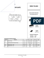 7410 Triple 3-Input NAND Gate Datasheet | PDF | Power Electronics ...