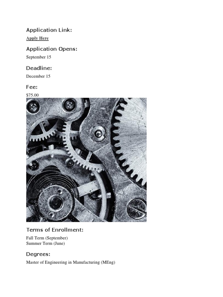 MIT Mechanical | PDF | Mechanical Engineering | Engineering