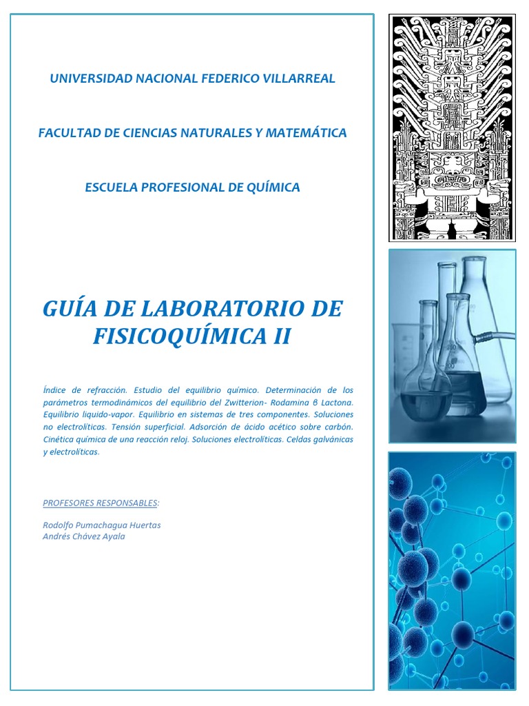 Guía de Práctica de Fisicoquímica | PDF | Equilibrio químico | Energía libre de Gibbs