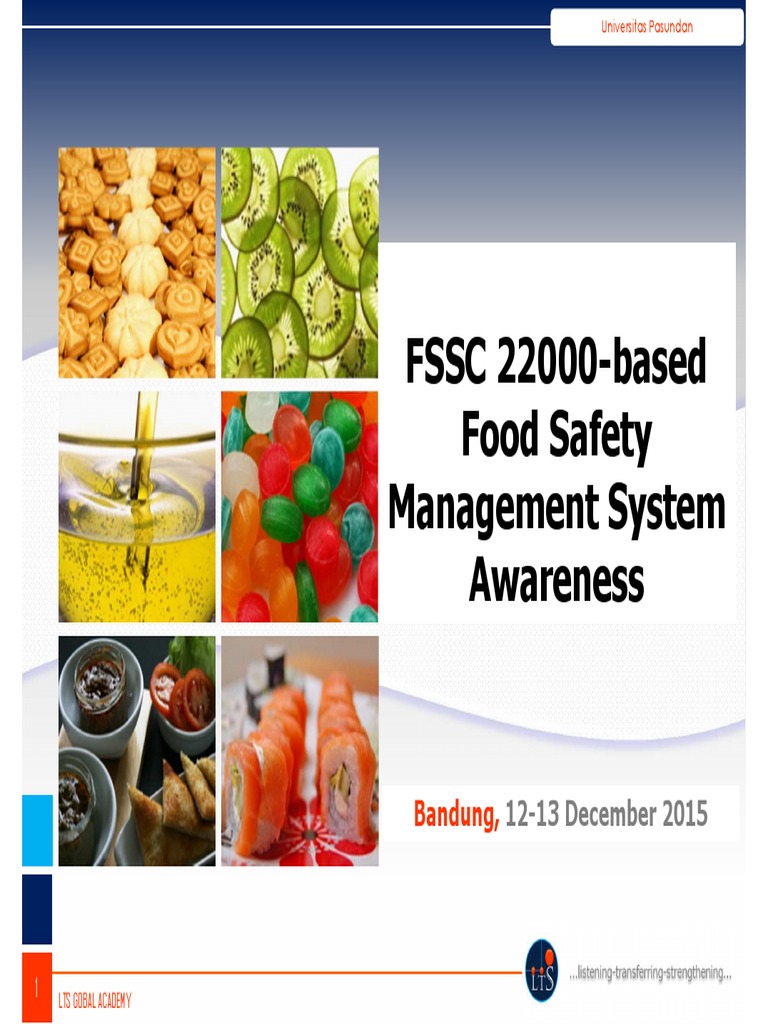 FSSC 22000 Awareness Training - Bagian 1 | PDF | Hazard Analysis And Critical Control Points ...