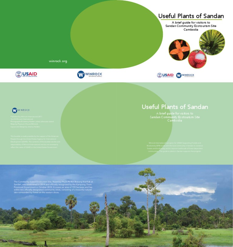 Plant Guide Book For Sandan Community Ecotourism | PDF | Trees | Leaf